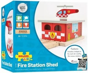 Bigjigs Rail Depo hasičská stanice / od 3 let