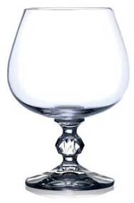 Bohemia Crystal Sklenice na brandy a koňak Claudia 250ml (set po 6ks)