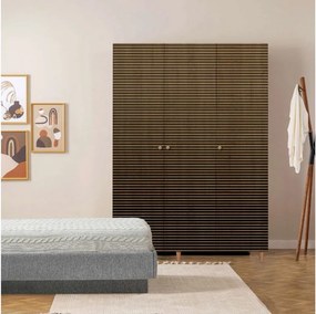 Designová šatní skříň Vallissa 192 cm vzor dub