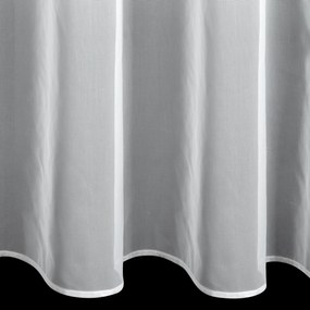 ZÁCLONA NA KROUŽCÍCH AFRODYTA 140X250 CM CM BÍLÁ
