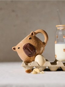 Sinsay - Keramický hrnek s motivem kapybary - hnědá