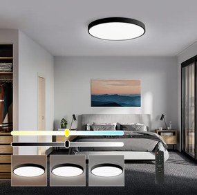 Brilagi-LED Stmívatelné svítidlo POOL SMART LED/60W/230V 50 cm Wi-Fi Tuya+DO čer