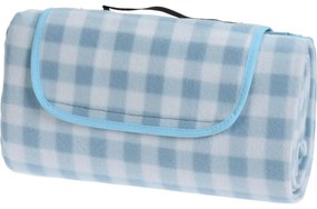 Pikniková deka Kostka 130 x 150 cm, modrá