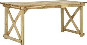 vidaXL Zahradní stůl 160 x 79 x 75 cm dřevo [44898]