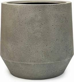 Designový květináč NEXORA, sklolaminát, 41x38 cm, šedý
