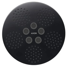 Axor One - Hlavová sprcha 280 2jet s přívodem ze stropu, černá matná 48494670