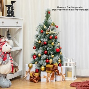 Costway 90 cm umělý vánoční stromek s osvětlením a 30 teplými bílými LED světly
