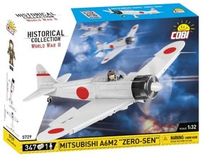 Cobi 5729 II WW Mitsubishi A6M2 ZERO-SEN, 347 kostek