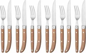 WMF Ranch Sada steakových příborů 12 ks / Nerezová ocel / 6x vidlička