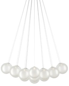 Lodes 22127 1327 Random Cloud 23 ø23, závěsné svítidlo LED 23 x 5W 2700K, bílé sklo, rozměr 141x115cm