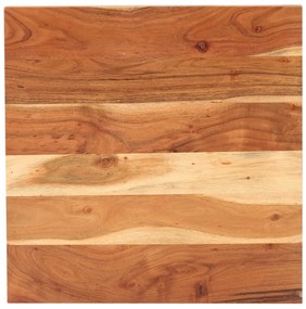 Barový stůl Dansey - čtvercový - masivní akáciové dřevo | 60x60x110 cm