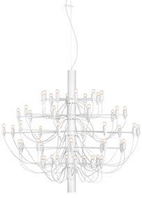 Flos A1502009 2097-50, luxusní matně bílý lustr, 50x15W E14 čirá, prům. 100cm, výška 88cm