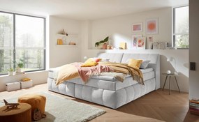 XXXLutz POSTEL BOXSPRING, 240/200 cm, barvy stříbra MID.YOU - Manželské postele - 002220054806