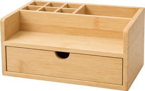 Bambusový organizér na stůl, 10 x 25 x 15,5 cm