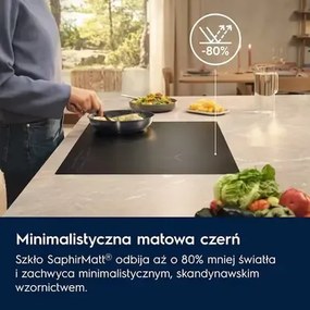 Electrolux EIS87453IZ černá / Indukční varná deska / 77 cm / 7350 W /