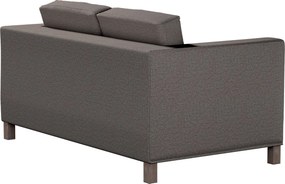 Potah na pohovku IKEA  Karlanda 2-místná, krátký barva šedá látka pletený vzor