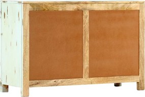 Příborník světle modrý 110x35x70 cm masivní mangovníkové dřevo 247763