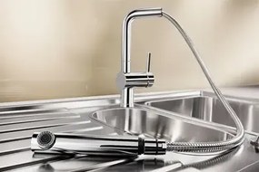 Blanco Linus S - Dřezová baterie s výsuvnou koncovkou chrom