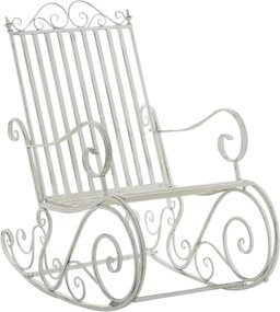Sada 2 ks houpací křesla Smilla – antik bílá