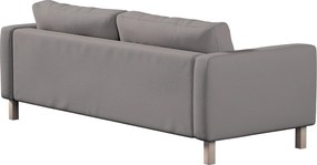 Potah na pohovku IKEA  Karlstad 3-místná, nerozkládací, krátký barva béžová látka pletený vzor