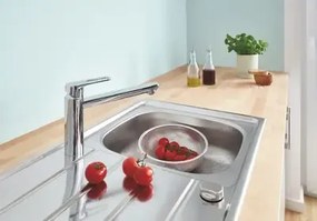 Grohe BauLoop - Dřezová baterie chrom