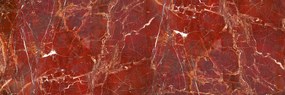 DIMEX | Fototapeta do kuchyně Textura červeného mramoru KI-180-275 | 180 x 60 cm | červená