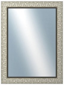 DANTIK - Zarámované zrcadlo - rozměr s rámem cca 60x80 cm z lišty PRAHA stříbrná (2751)