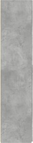 Skříň highboard betonově šedá 70x42,5x185 cm kompozitní dřevo 3281423