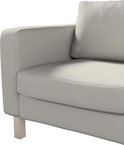 Potah na křeslo IKEA Karlstad, krátký barva šedá látka pletený vzor