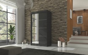 ADRK Furniture Skříň posuvná se zrcadlem GILTON 120 ADRK-SW-GIL-B-120