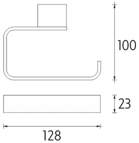 Nimco Držák na toaletní papír KI 14055-90