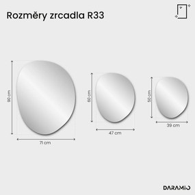 Zrcadlo Pure R33