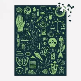 GALISON Svítící puzzle Okultní a zvláštní / 1000 dílků