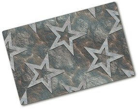 Wallmuralia Kuchyňská deska skleněná Kamenné hvězdy 80x52 cm