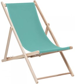 OnaDnes -20% Kare Design Bukové zahradní lehátko Bright Summer se zeleným sedákem