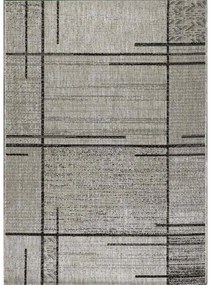Kusový koberec Level 20516 silver/black Varianta: 60x110 cm