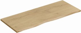 Závěsná skříňka Aster Nature Beyond s deskou a umyvadly 120 cm zelená/dub cremona