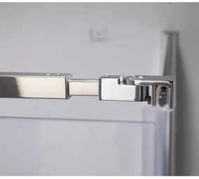 BPS-koupelny Čtvercový sprchový kout HYD-SK1180B 90x90 chrom/transparent - bez vaničky