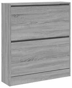 Botník šedý sonoma 80 x 21 x 87,5 cm kompozitní dřevo - Default Title
