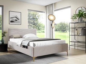Eka Čalouněná postel ANNA+ 180x200 cm Barva látky Trinity: Světle modrá (Trinity 2322), Úložný prostor: Bez úložného prostoru