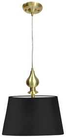Závěsné svítidlo v černo-zlaté barvě ø 35 cm Prima Gold – Candellux Lighting