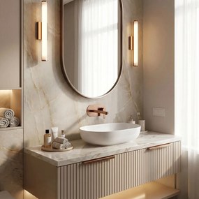 Podomítková umyvadlová baterie REA ARCOS BOX systém, měď kartáčovaná