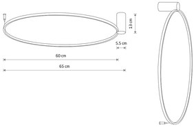 Stropní svítidlo Nowodvorski 10865 CIRCOLO LED M 4000K