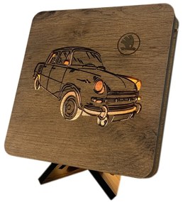Li-Go "Embéčko" lampa 19x19cm provedení povrchu: dub světlý