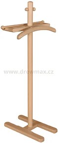 Drewmax GD460 - Němý sluha z bukového dřeva výška 116cm Buk-ořech