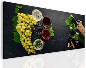 Malvis ® Obraz vinobraní Velikost: 130x60 cm