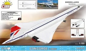 COBI 1689 Concorde G-BBDG / Stavebnice / 1:100 / 518 kostek / od 7 let