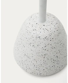 Bílý terrazzo kulatý jídelní stůl ø 70 cm Saura – Kave Home