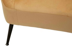 Designová pohovka Caerwyn 137 cm hnědá / černá