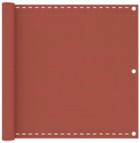 Balkonová zástěna terakota 90 x 300 cm HDPE 310948